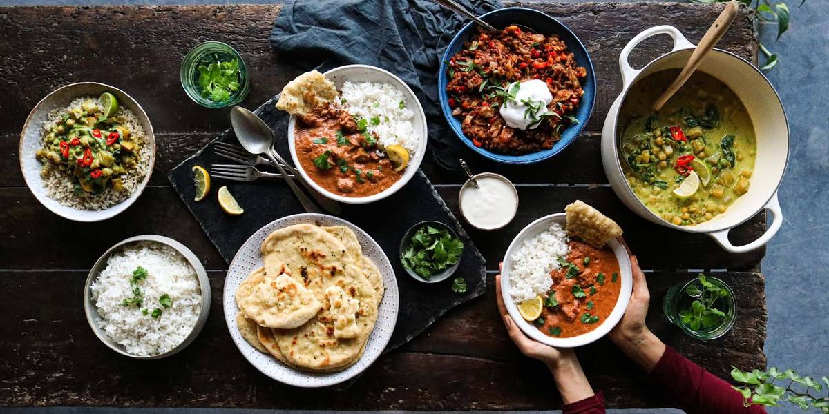 Delicious Curries, 3 recipes + homemade naan | Pick Up Limes