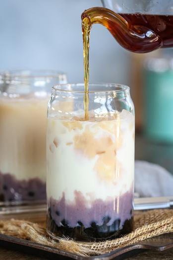 Ube Bubble Tea | Pick Up Limes