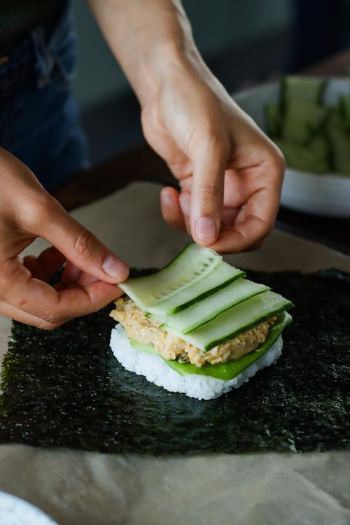 Vegan Onigirazu: Rice Sandwiches | Pick Up Limes