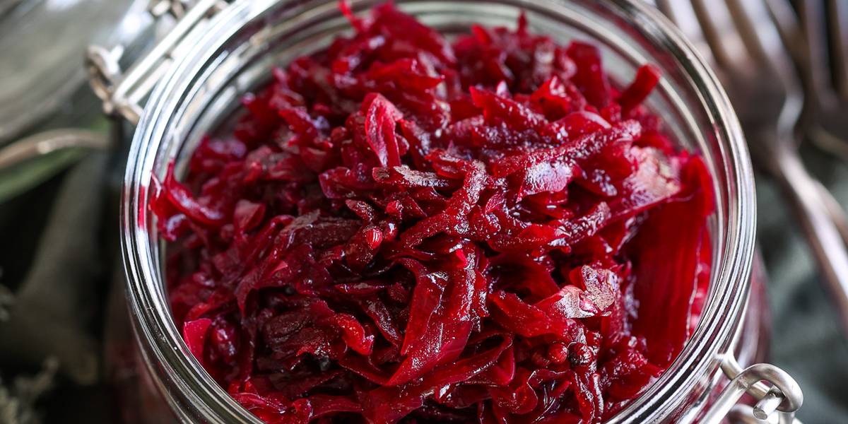 Beetroot & Red Cabbage Sauerkraut | Pick Up Limes