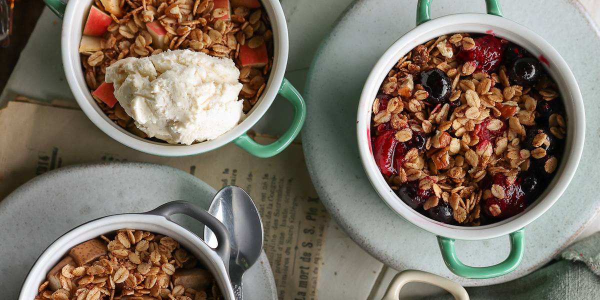 Baked Fruit Crumble | Pick Up Limes