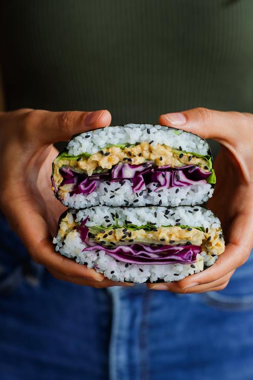 Vegan Onigirazu: Rice Sandwiches | Pick Up Limes