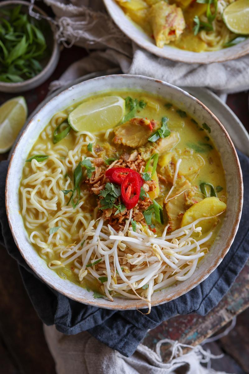 Soto Ayam - Indonesian "Chicken" Soup | Pick Up Limes