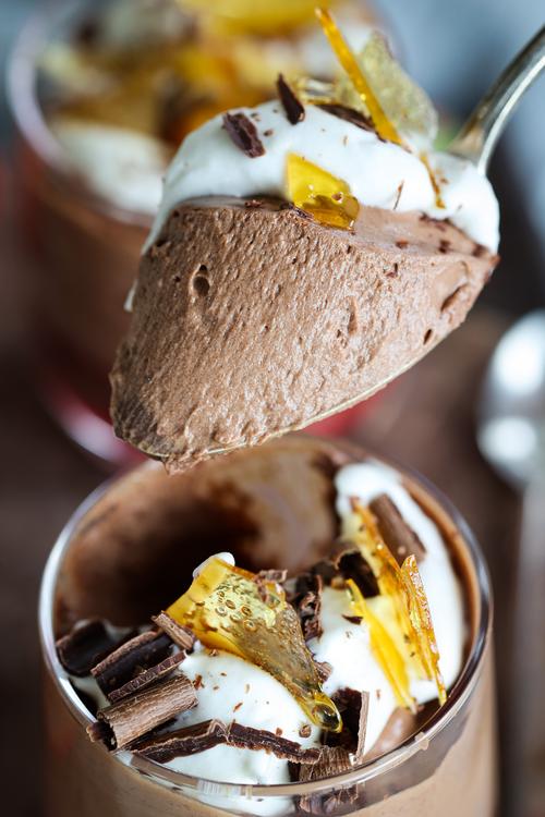 Layered Chocolate Raspberry Mousse | Pick Up Limes