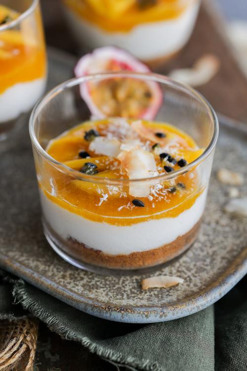 Coconut Mango Passion Fruit Trifle | Pick Up Limes