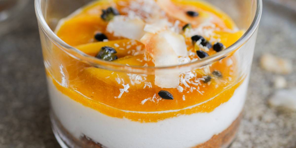 Coconut Mango Passion Fruit Trifle | Pick Up Limes