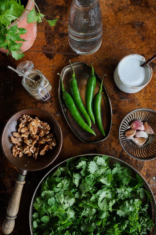 Afghan Green Chutney | Pick Up Limes