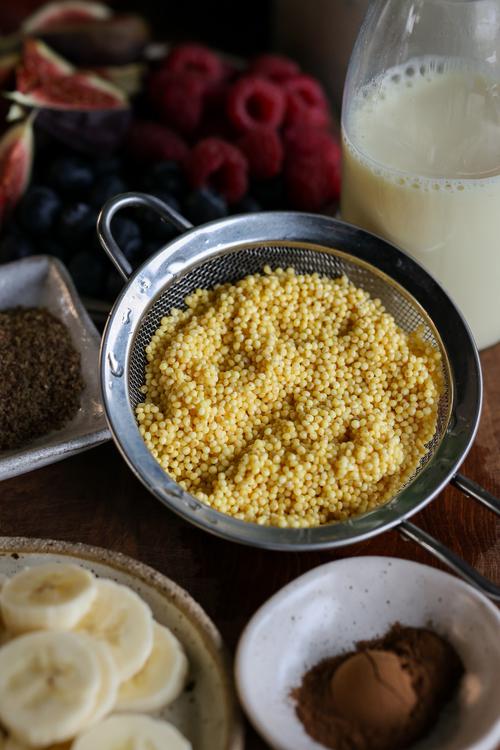 Quick-Cooking Millet Breakfast Porridge | Pick Up Limes