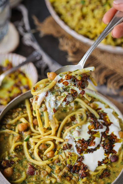 Aush - Persian Bean & Noodle Soup | Pick Up Limes