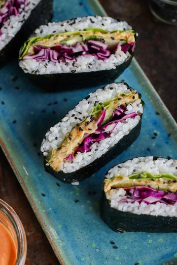Vegan Onigirazu: Rice Sandwiches | Pick Up Limes